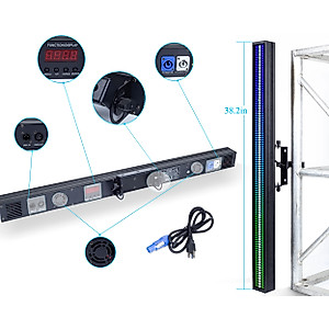 Pknight Stage Led DMX Light Bar Multifunctional Rgbw Pixel Led Wall Wash Light Strobe Wall Wash Bar For Church Gig Party Dj Stage Lighting