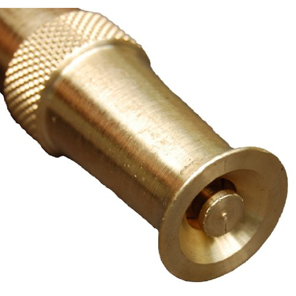 Hose Nozzle ~ Solid Brass ~ Adjustable Spray Patterns ~ Made in USA ~ with Bonus High Pressure Sweeper Nozzle