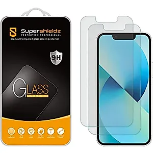 Supershieldz (2 Pack) Anti-Glare (Matte) Screen Protector Designed for iPhone 13 Mini (5.4 inch) [Tempered Glass] 0.33mm, Anti Fingerprint, Anti Scratch, Bubble Free