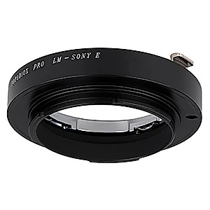 Fotodiox Pro Lens Mount Adapter - Compatible with Leica M Lens to Sony Alpha E-Mount Mirrorless Cameras
