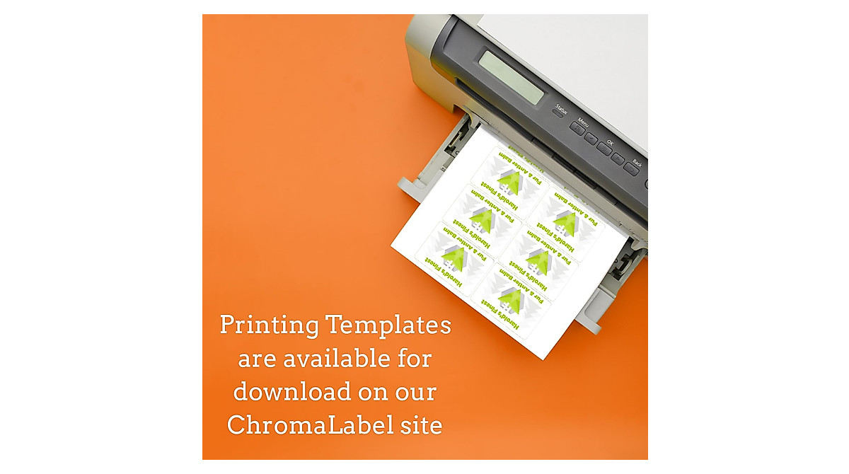 ChromaLabel 2x3 Inch Printable Labels - Laser & Inkjet