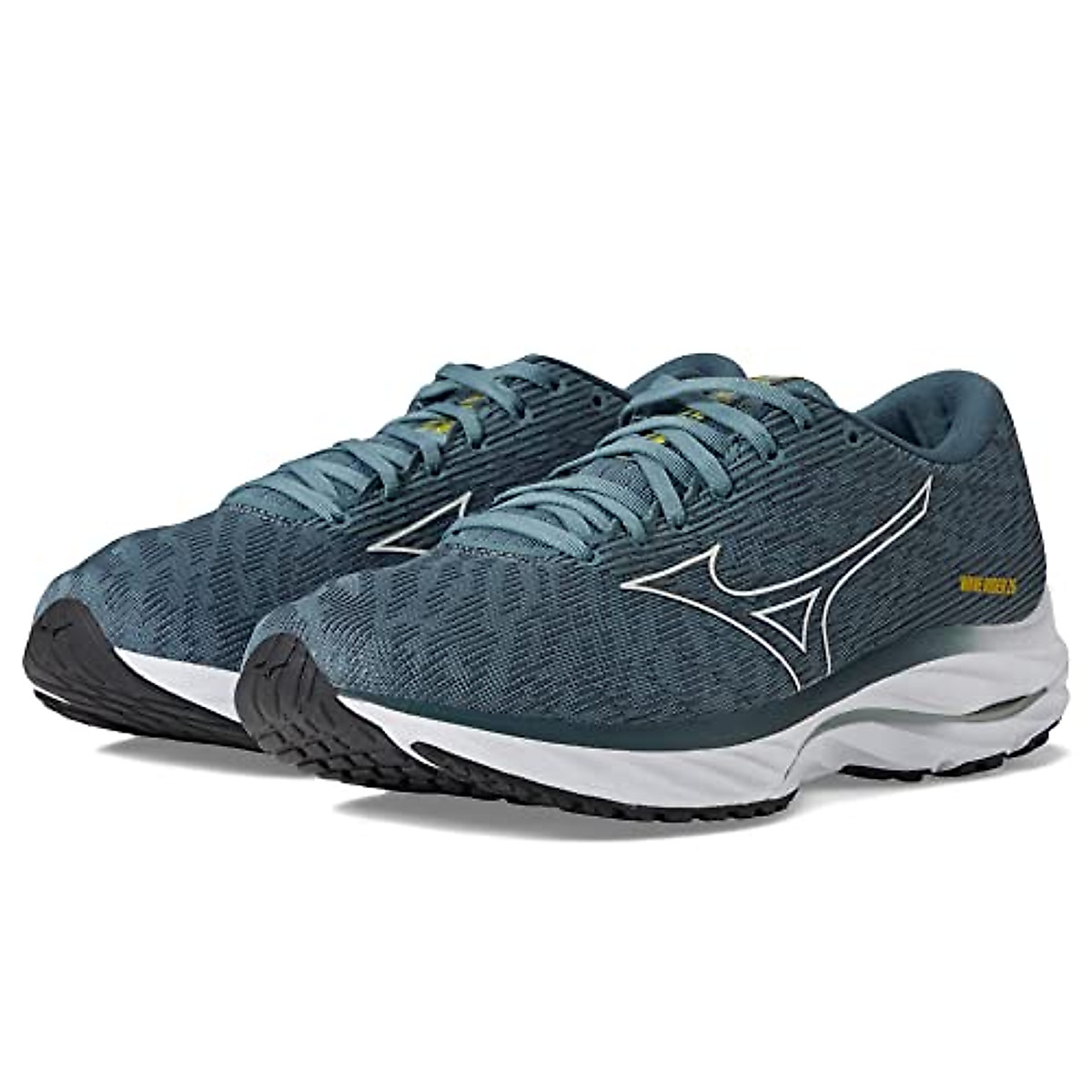Mizuno Men's Wave Rider 26 | Neutral Running Shoe | Goblin Blue/Vaprous Grey | US 10.5