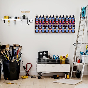 Paint Bottle Organizer Spray - 3-Layer Spray Paint Storage | 9-Can Paint Can Holder Spray | Spray Can Holder | Paint Bottle Organizer Spray Paint Rack | Can Spray Can Rack Paint Can Holder For Worksho