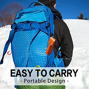 Bushcraft Gear Survival Tools for Survival Settlers Bushscraft Hand Auger Wrench, Hand Drill Manual Hand Auger Wood Drill with Fire Starter, Scotch Eye Wood Auger for Camping and Bushcrafting GOOX