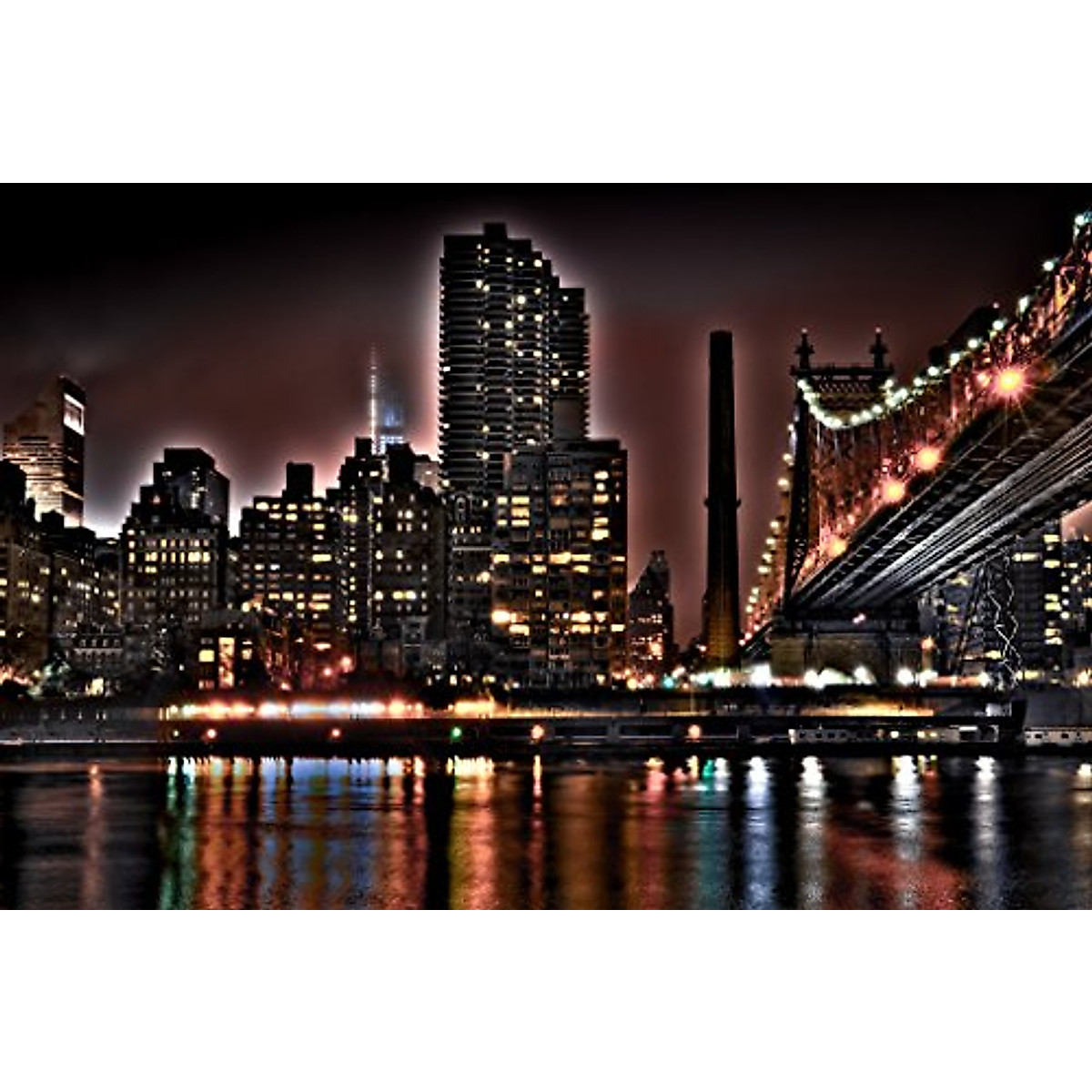 Foggy Skyscrapers at Night (Magic Blox)