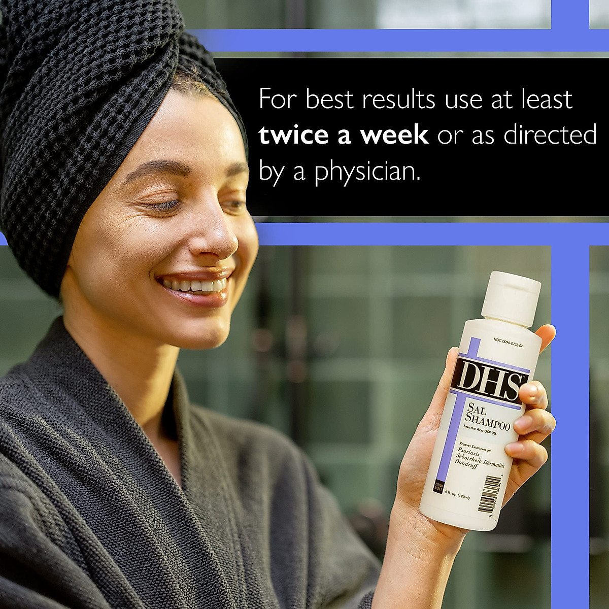 DHS SAL Shampoo 4 oz, Pack of 1