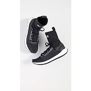 adidas by Stella McCartney Women's Ultraboost HD S. Sneakers, Black/White/Utility Black/Iron, 9.5 Medium US