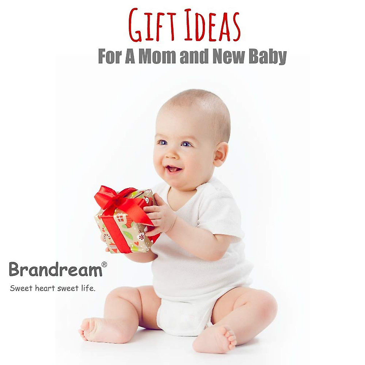 Brandream Jungle Elephant Crib Bedding Set for Girls Butterfly Birds Floral Baby Nursery Bedding Sets,3 Pieces - Blush Pink and Gray