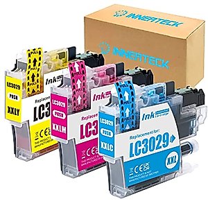 Replacement for Brother LC30293PK LC3029 XXL MFC J5830DW Ink Cartridges 3 Color Pack (LC3029C, LC3029M, LC3029Y) for Brother MFC-J5830DW MFC-J6535DW MFC-J6935DW MFC-J5830DW XL MFC-J6535DW XL Printer