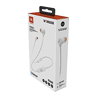 JBL TUNE 110BT - In-Ear Wireless Bluetooth Headphone - White (Renewed)