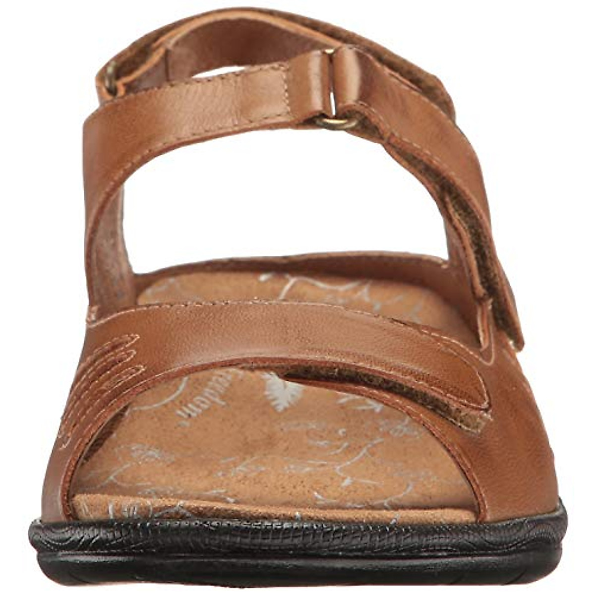 Drew Women's Tide Hook and Loop Sandal,Cognac Leather,US 11 WW