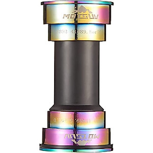 BB92 BB90 BB86 Press Fit Bottom Brackets for Shimano Road Mountain Bike Parts 24mm Crankset BB GXP 22mm Chainset (Colorful)