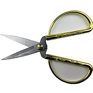 Fengtaiyuan J08A2, Stainless Steel Scissors, Office, Tailor Cutting, golden scissors (J08A2)