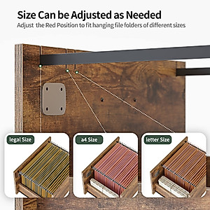 FEZIBO 63 Inch L Shaped Standing Desk & Mobile File Cabinet