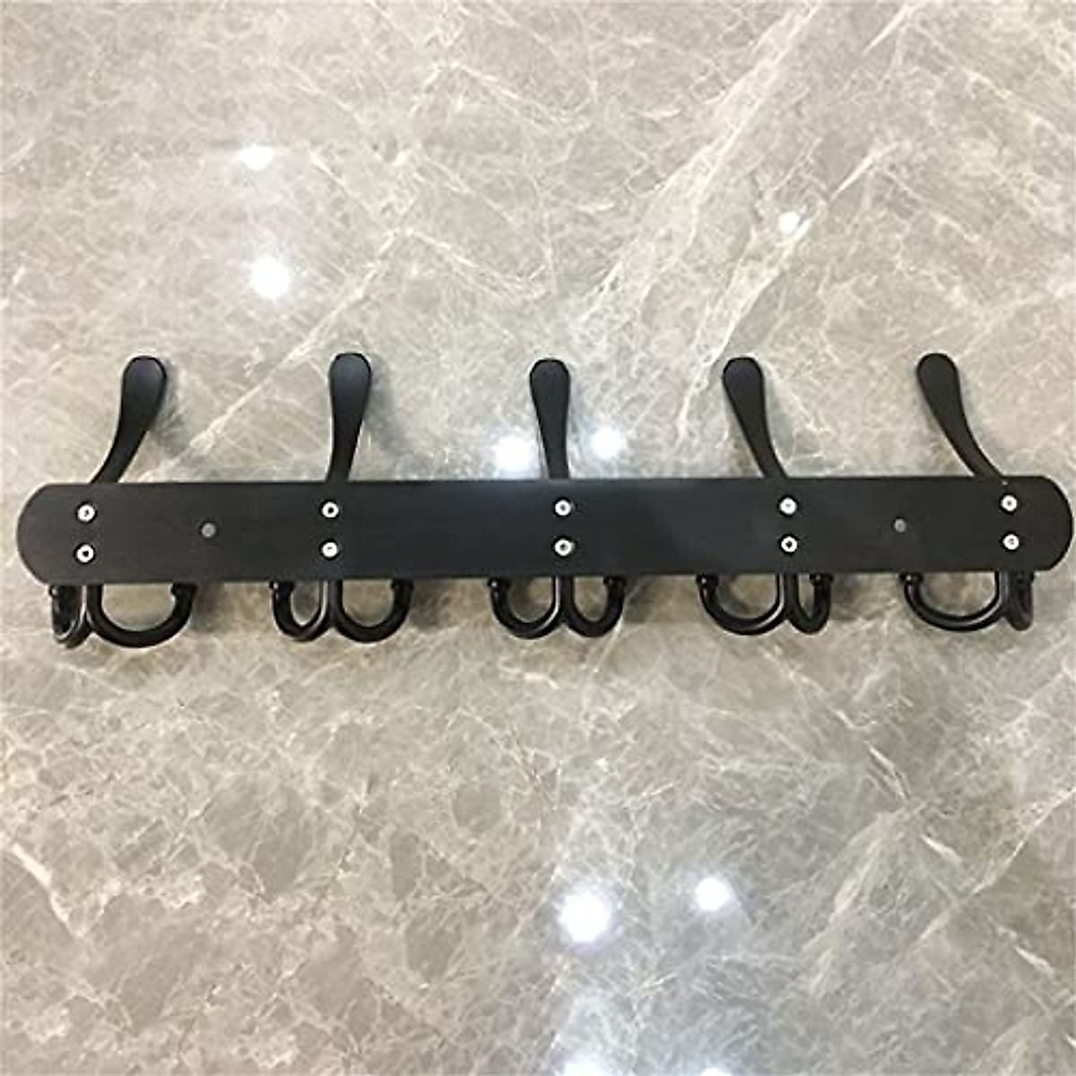 EYHLKM 5 Hooks Stainless Steel Wall-Mounted Bathroom Bath Ball Hook Rack Bedroom Coat Hanger Home Storage Clothes Hook