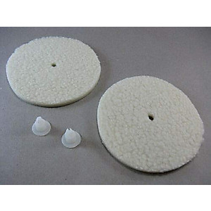 Koblenz 45-0102-9 6 Inch Lambswool Pads 2 Pack