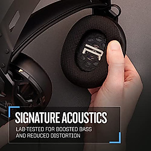 RIG 500 PRO HS GEN 2 Competition Grade Playstation Gaming Headset for PS4, PS5 and Nintendo Switch - 50mm Speaker Drivers - Flip-to-Mute Microphone - Black