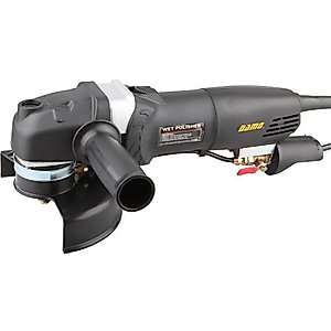 DAMO Variable Speed Wet Stone Polisher 5 inch Concrete Polisher Grinder for Granite Concrete Floor Countertop Polishing Grinding