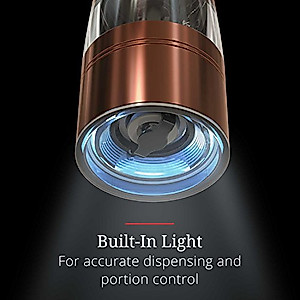 Russell Hobbs RHPK4100CPR Electric Salt & Pepper Mills, Copper, Set of 2 Grinders