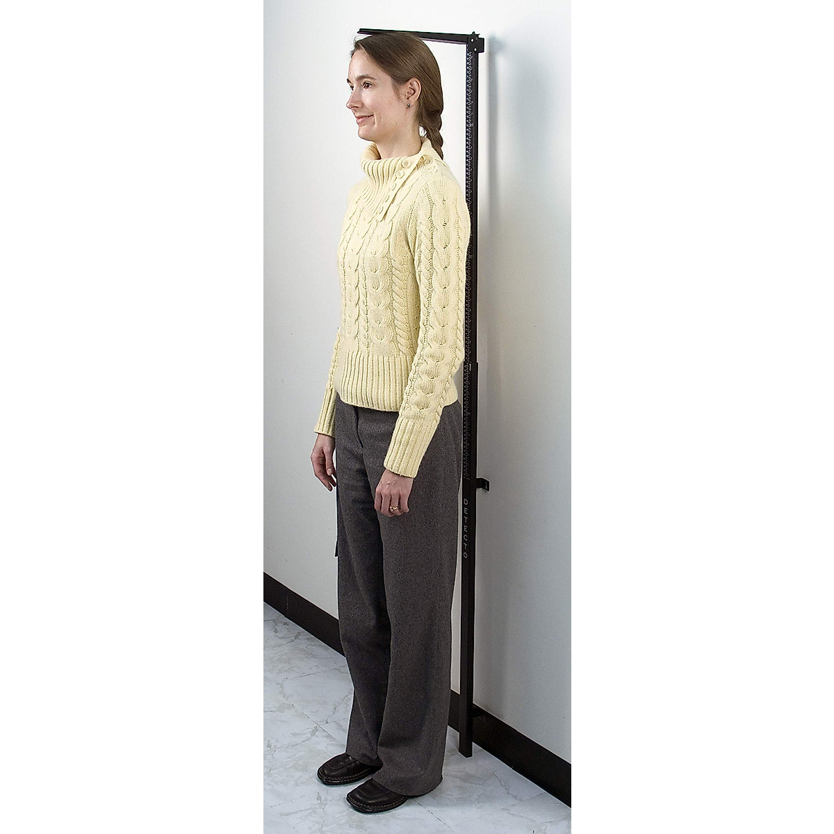 Detecto 3PHTROD-WM Durable, Wall-Mount Stadiometer Height Rod, Measures up to 78"