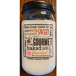 Swan Creek 24 oz Pantry Jar Candle - Creamy Coconut Vanilla