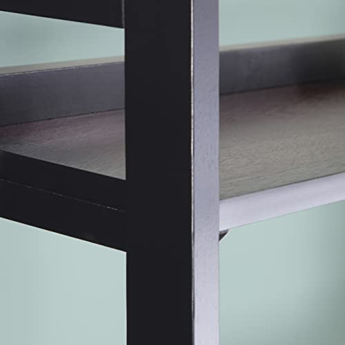 Linon Home Décor Crosby Black Cherry Five Shelf Bookcase