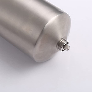 Amwater Stainless Steel Filter Housing for Filter Cartridge, Water Filter Housing for Whole House Water Purification of Stainless Steel 304 (10" C Housing-1 NPT)