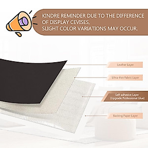 4X63 inch Self Adhesive Leather Repair Patch Tape, Leather Repair Kit for Furniture Sofa Car Seat Couch (Dark Coffee)