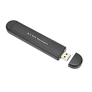 Laihua M.2 SSD Enclosure Plug and Play Tool Free 10Gbps M.2 NVME NGFF SSD Enclosure Adapter for Tablet for Desktop Black