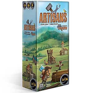 IELLO: Little Town: Artisans Expansion - Strategy Board Game, Tactical & Interactive, More Buildings & Objectives, Family Game, Ages 10+, 2-4 Players, 45 Mins