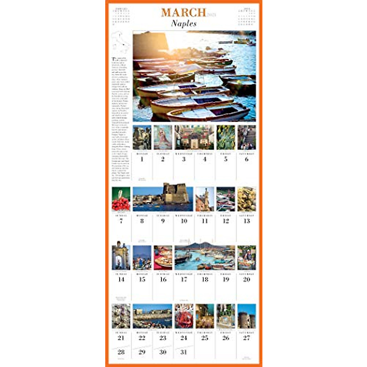 365 Days in Italy Picture-A-Day Wall Calendar 2021