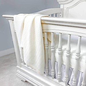 BedVoyage Panda Baby viscose from Bamboo Fitted Crib Sheet Ivory