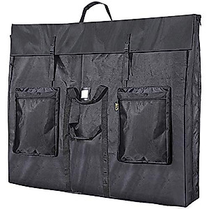 1st Place Products Premium Oversized Transport Case 38 x 50 Inches - Soft Sided - Water Resistant - Great for LCD Screens, Monitors, TVs, Picture Frames, Art Portfolio - Shoulder Strap & Carry Handles