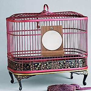 Pet Bird Mirror with Stand Toy CInteractive Parrot Toy Cockatiel Parrots Toys Parrot Cage Toys Pet Parrots Climb Hanging Play with Mirror for Birds Parakeet Cockatoo Cockatiel