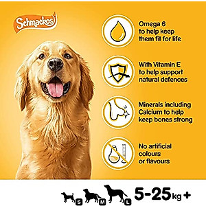 Pedigree Schmackos - Dog Treats Meat Variety, 110 Strips