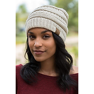 Funky Junque Solid Beanie 3-Pack: Black, H. Grey, Beige