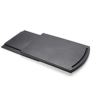 Appliance Caddy Sliding Coffee Maker Tray, 12" Coffee Pot Slider Machine Mat Under Countertop Rolling Tray for Blender Toaster with Smooth Rolling Wheels(1 Pack,Black)