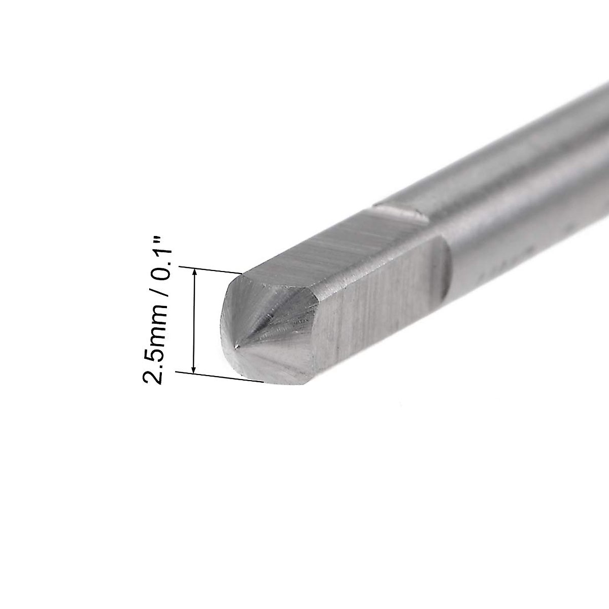 uxcell Machine Tap 2-56 UNC Thread 2A High Speed Steel Screw Taps Threading Tapping Tool