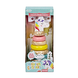 Little Tikes Wooden Critters Unicorn Shape Stacker Developmental Toy