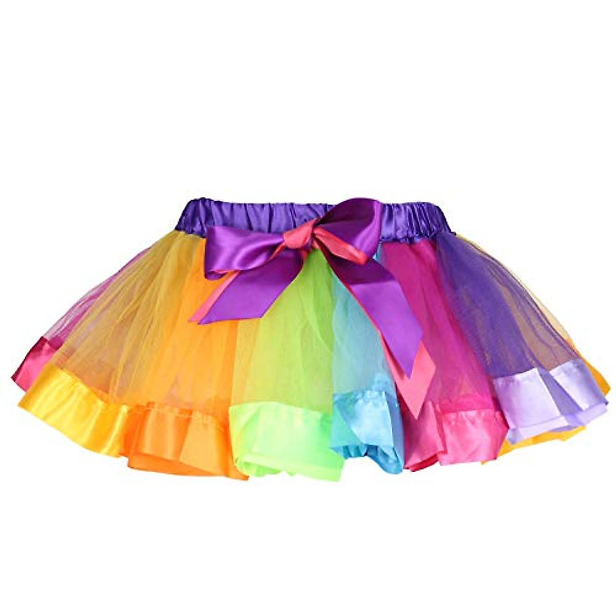 80's Party Girls Retro Costume Accessories Set for 1980s Theme Party Supplies (10-12, Rainbow)