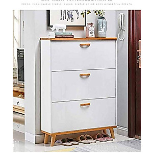 N/A Dump Shoe Cabinet -Thin 24cm Home Entrance Simple Economical Multi-Function Hall Storage Entrance Porch Shoe Cabinet