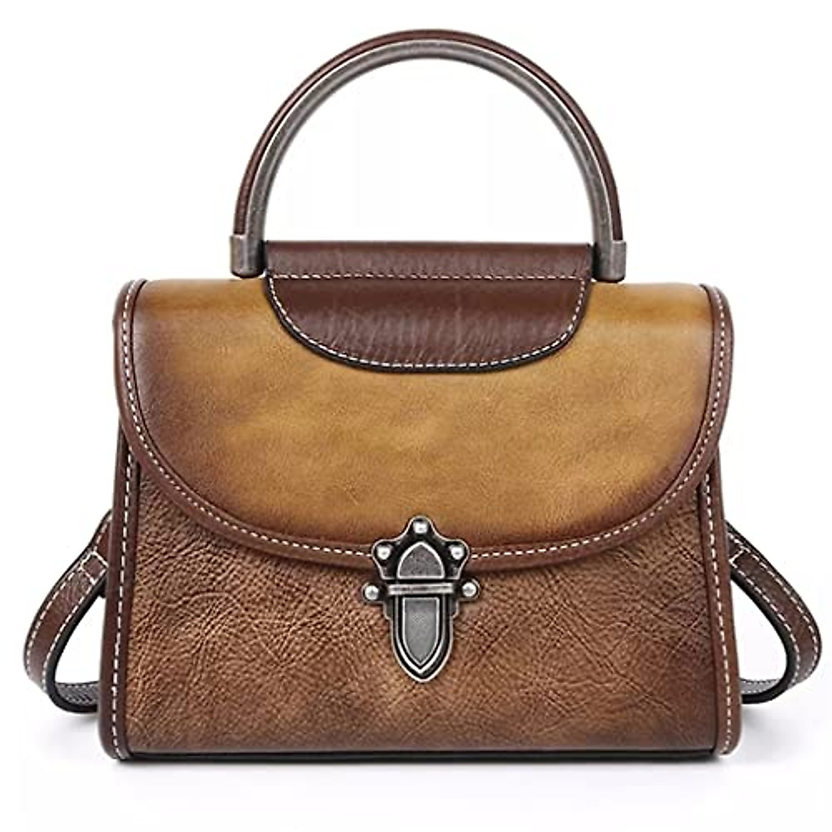 TFIIEXFL Ladies Handbag Crossbody Handbag Women Retro Messenger Shoulder Tote Bag (Color : E, Size : 21 cm (L)*8.5 cm(D)*16 cm (T))