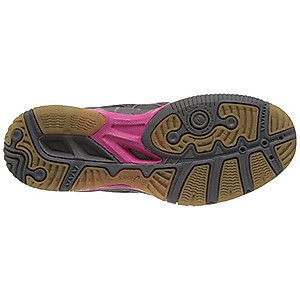 ASICS Women's Gel 1150V Volley Ball Shoe,Smoke/Knock Out Pink/Silver,8 M US