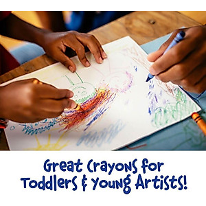 Crayola 523280 Ultra-Clean Washable Crayons, Large, 8 Colors/Box