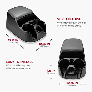 Rubbermaid RM Large Console (W/USB),Black