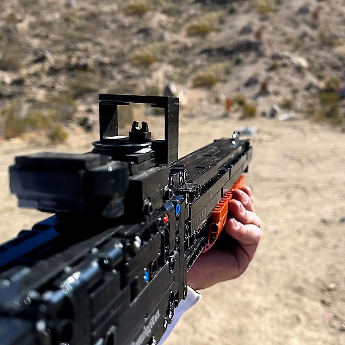 CampCo Remington Shotgun Toy Gun Building Blocks for Gun Lovers, Functioning Bolt Action handle, Trigger & Scope