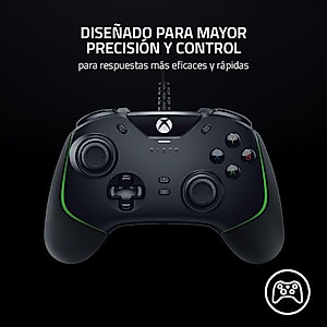 Razer Wolverine V2 Wired Gaming Controller for Xbox Series X|S, Xbox One, PC: Remappable Front-Facing Buttons - Mecha-Tactile Action Buttons and D-Pad - Trigger Stop-Switches - Black