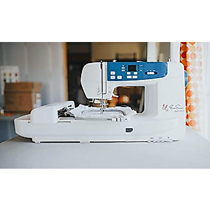 EverSewn Sparrow X Next-Generation Sewing and Embroidery Machine-Customize Designs and Monitor Projects from Your Smart Device, White
