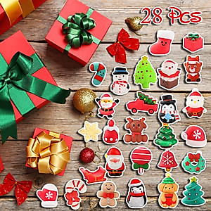 nobasco Squishies, 28 Pack Mochi Squishy Toys - Christmas Kawaii Cat Squishys Slow Rising Animals - Party Favors, Goodie Bag, Birthday Gifts, Mini Squishies Stress Reliever Toy Pack