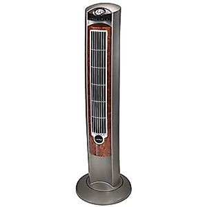 Lasko Portable Electric 42" Oscillating Tower Fan with Nighttime Setting, Timer and Remote Control for Indoor, Silverwood T42954 & Honeywell QuietSet Whole Room Tower Fan-Black, HYF290B